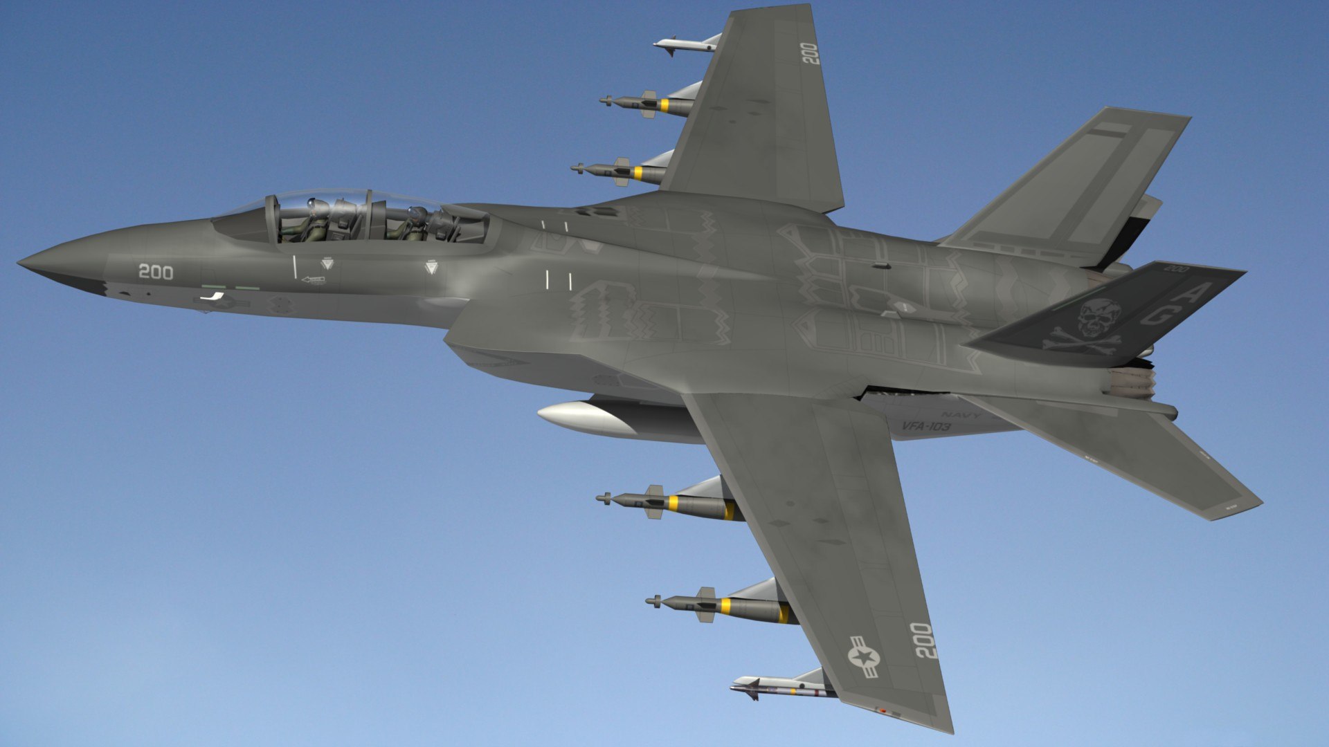 Fictional Fighter Jet 3d Model Turbosquid 1794811