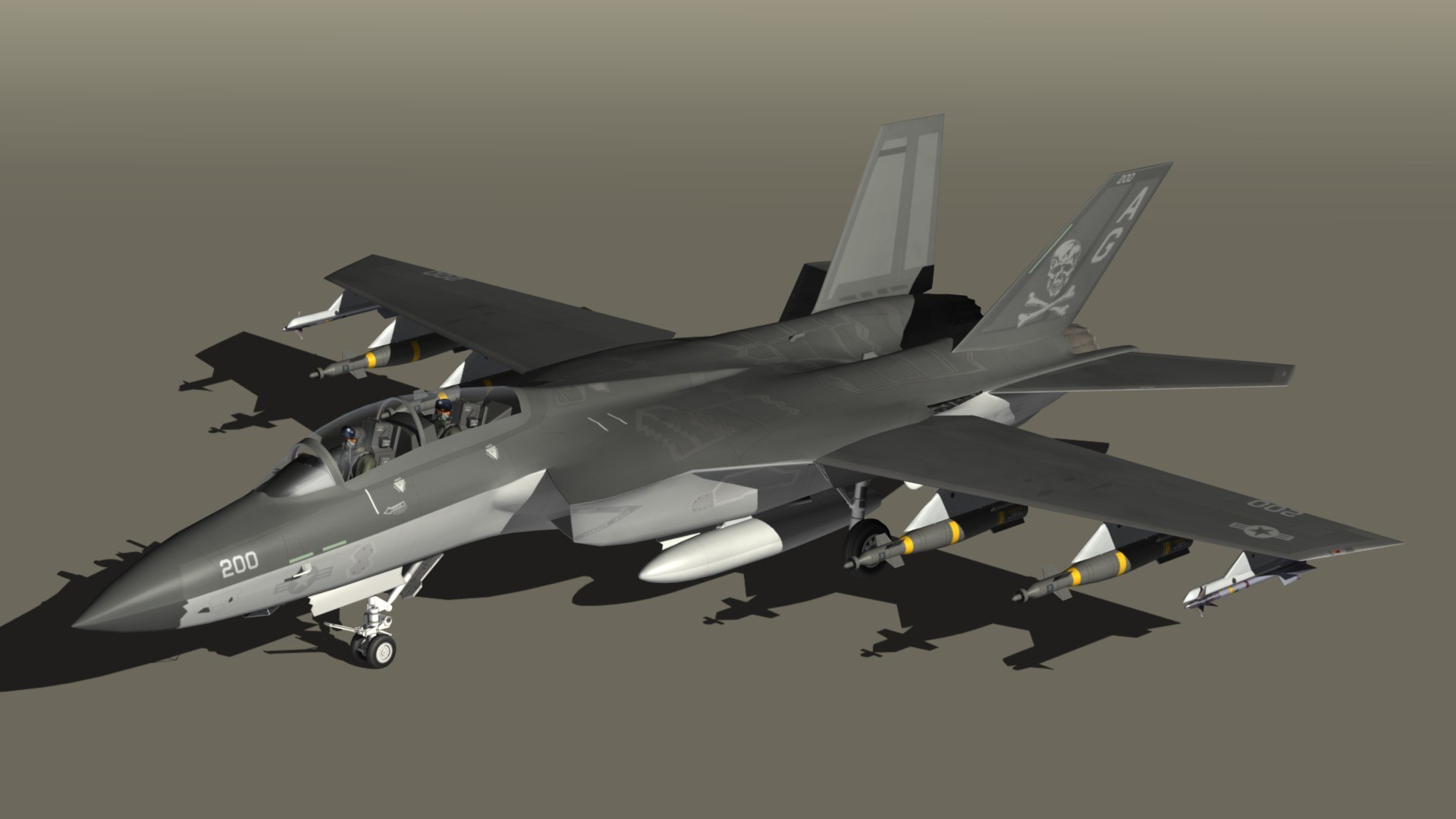 Fictional Fighter Jet 3D model - TurboSquid 1794811