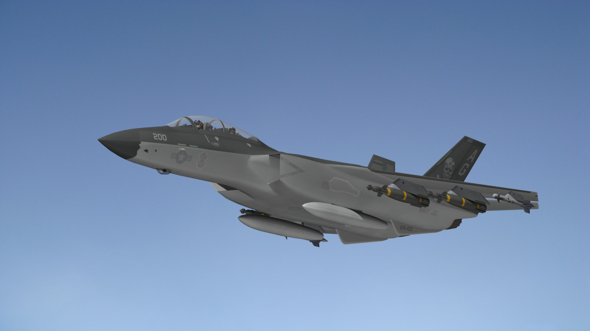 Fictional Fighter Jet 3D model - TurboSquid 1794811