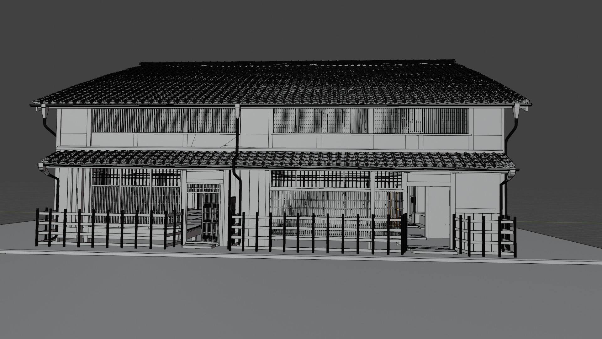 3D Model Traditional Kyoto Styke House In Japan - TurboSquid 2039807