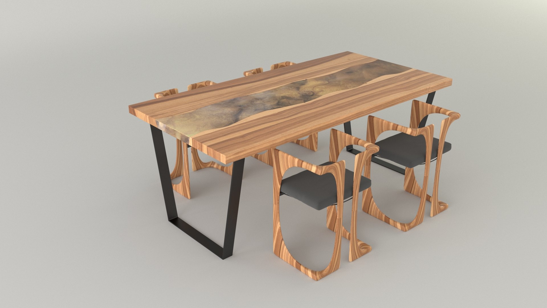 Epoxy Table 3D Model - TurboSquid 1696183