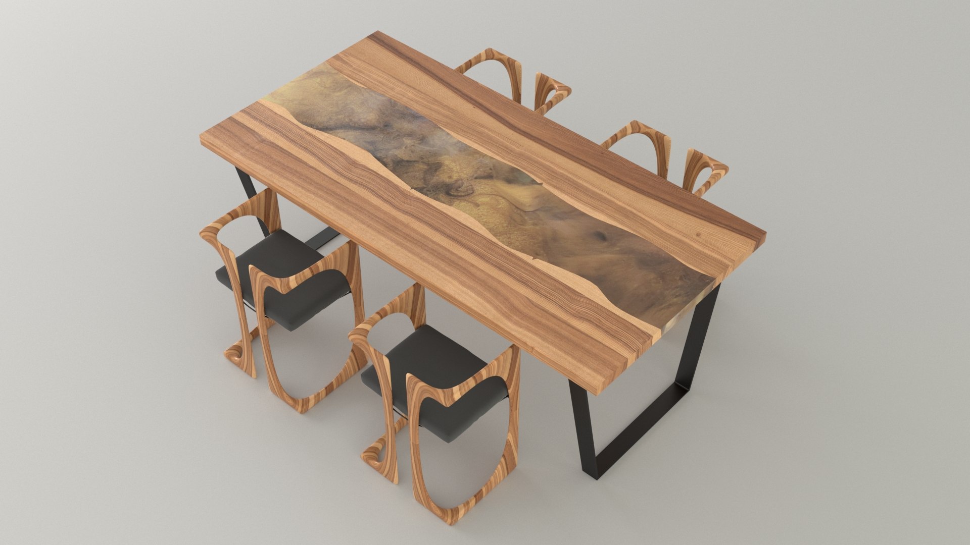 Epoxy Table 3D Model - TurboSquid 1696183