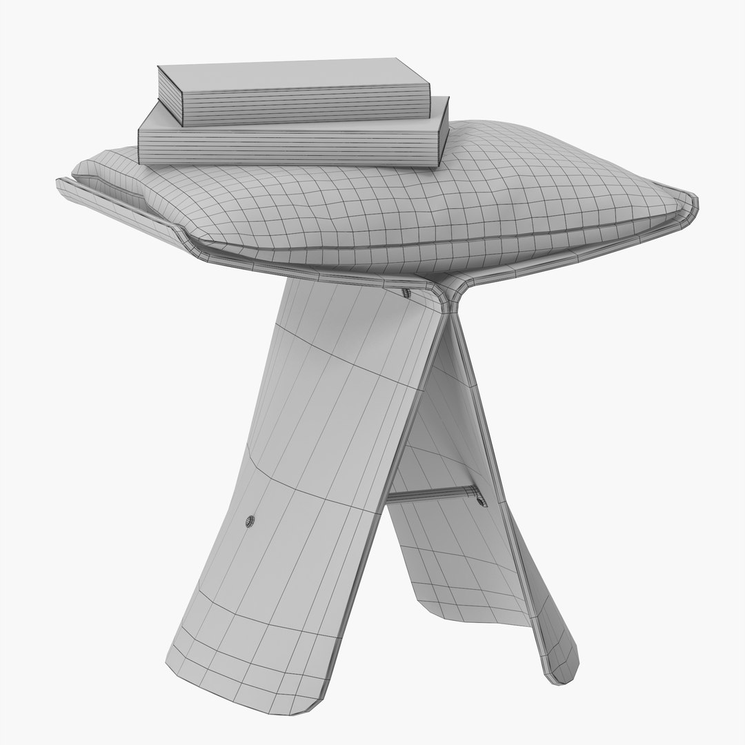 Vitra Butterfly Stool 3D Model - TurboSquid 1459135