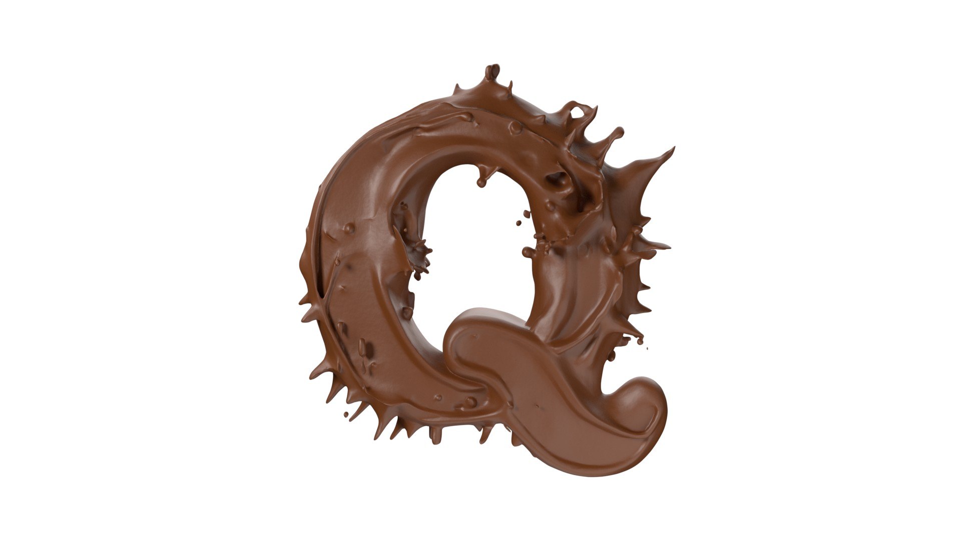 Chocolate Alphabets A To Z Model - TurboSquid 2370723