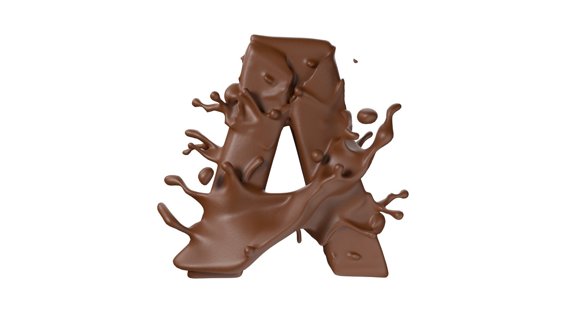 Chocolate Alphabets A To Z Model - TurboSquid 2370723