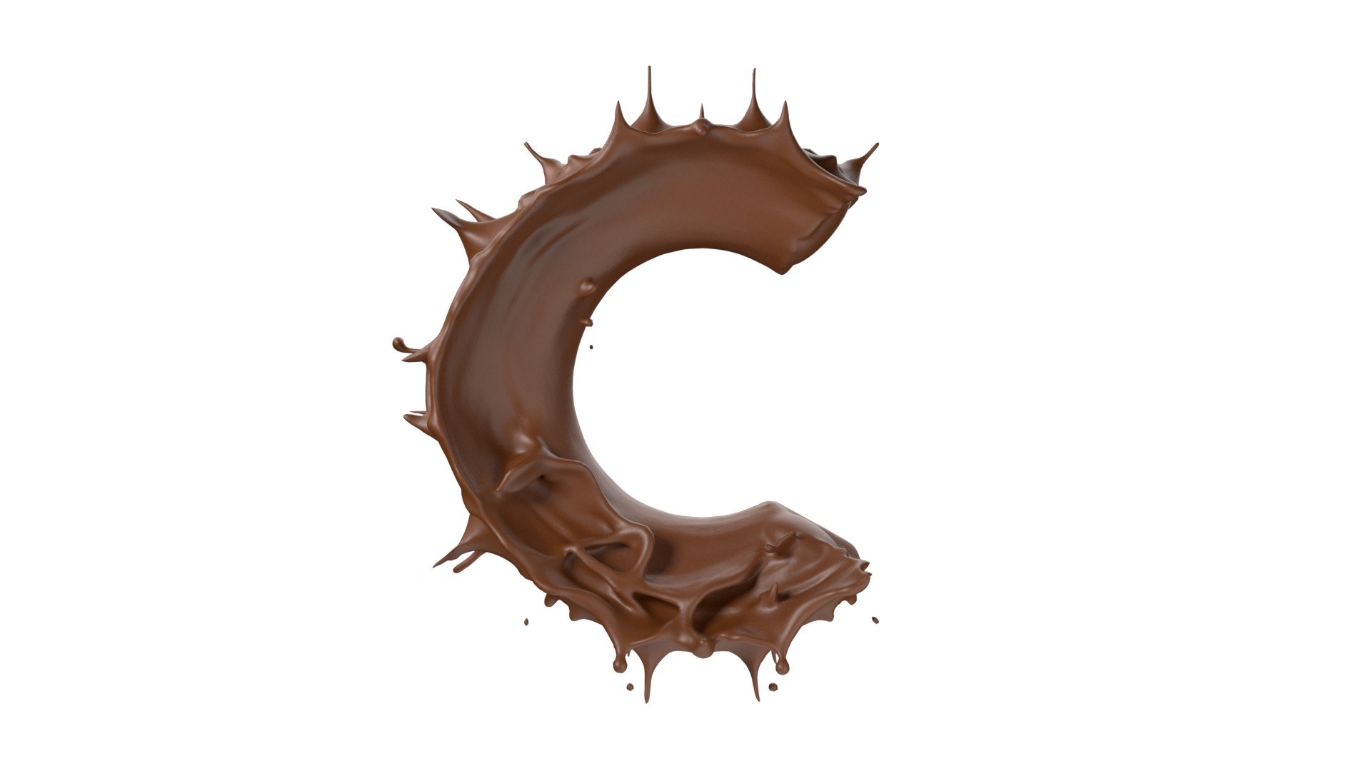 Chocolate Alphabets A To Z Model - TurboSquid 2370723