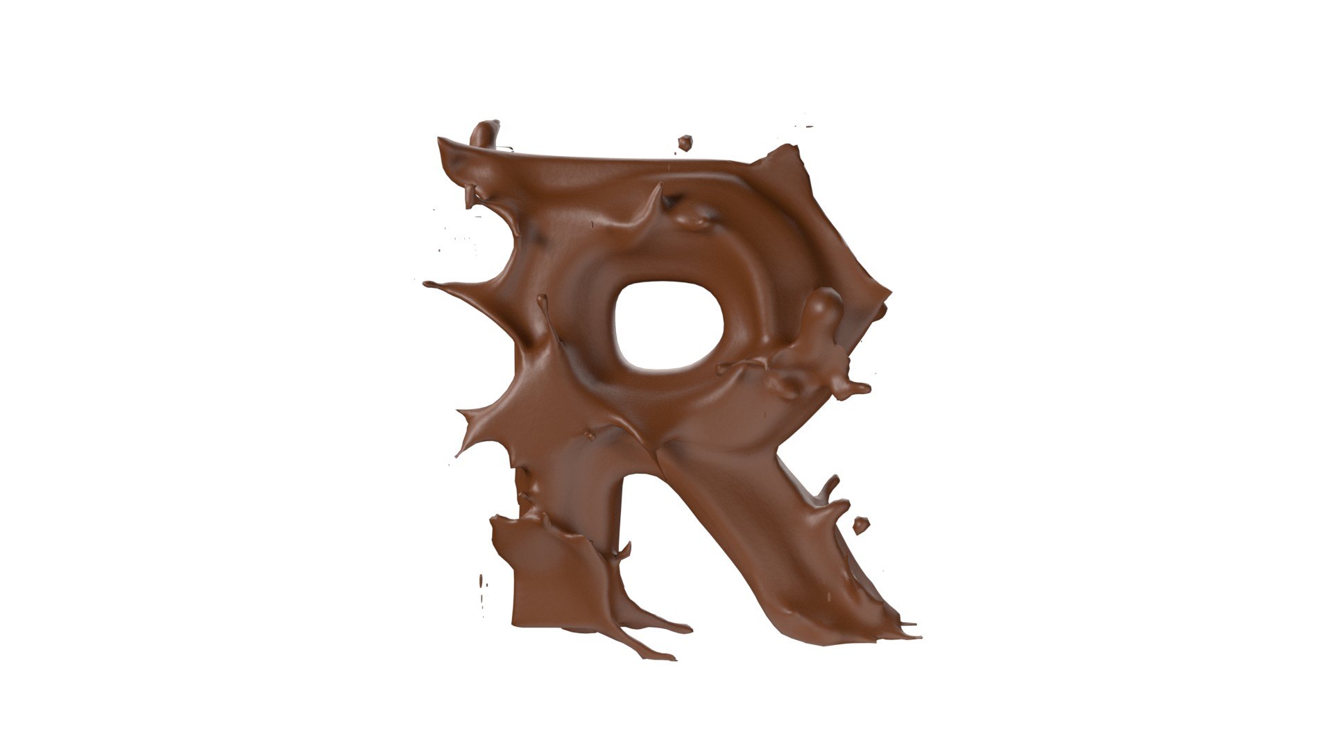 Chocolate Alphabets A To Z Model - TurboSquid 2370723