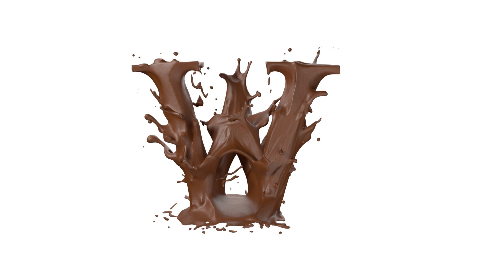 Chocolate Alphabets A To Z Model - TurboSquid 2370723