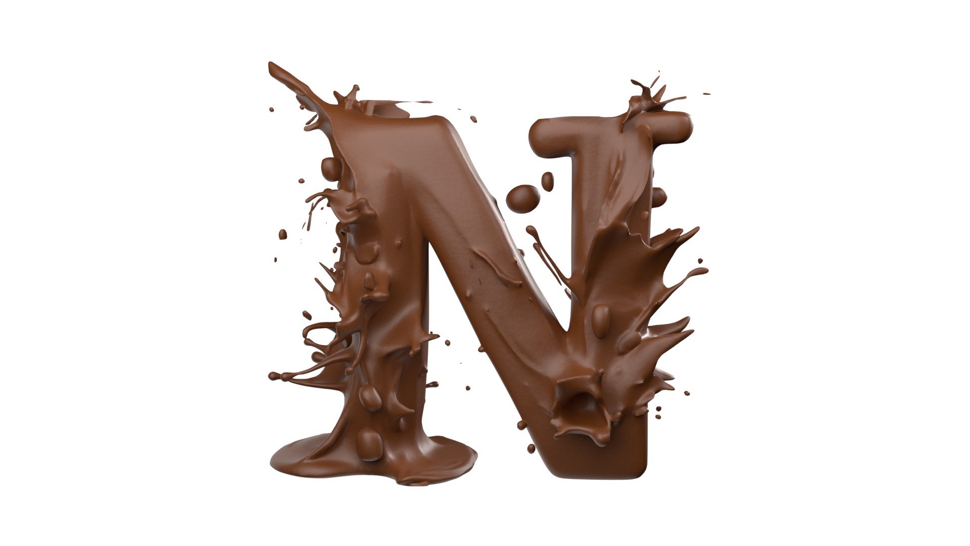 Chocolate Alphabets A To Z Model - TurboSquid 2370723