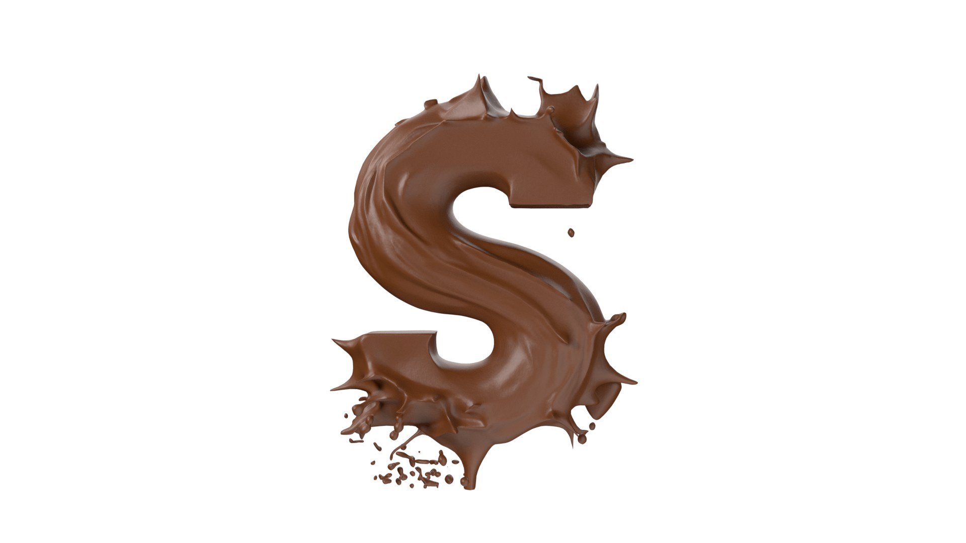 Chocolate Alphabets A To Z Model - TurboSquid 2370723