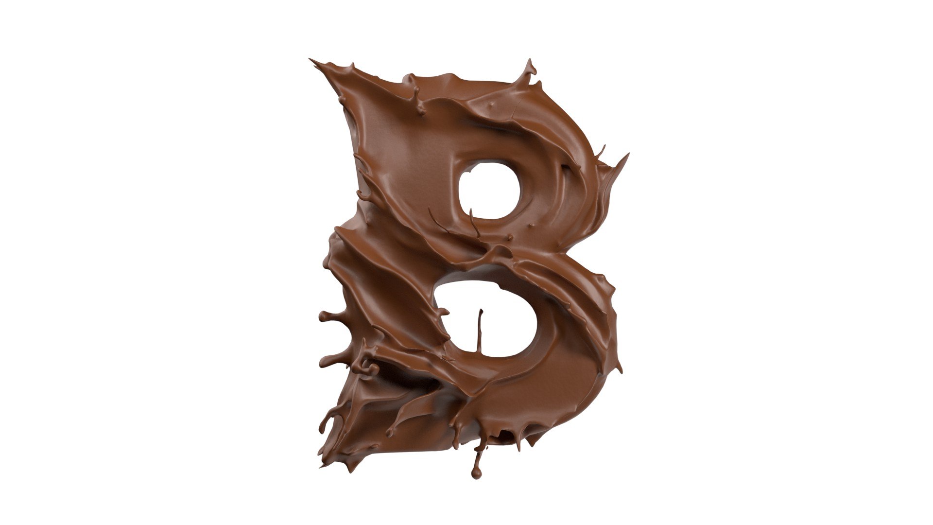 Chocolate Alphabets A To Z Model - TurboSquid 2370723