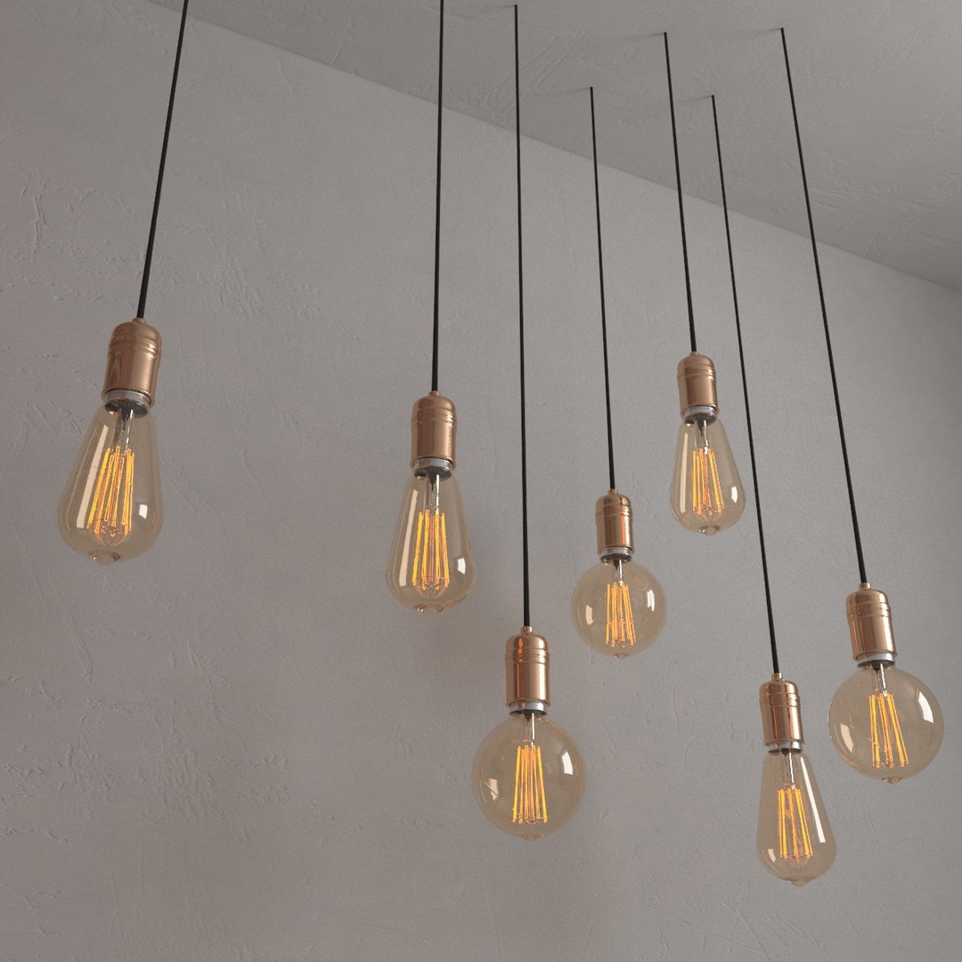 Edison Lamps Model - TurboSquid 1379514