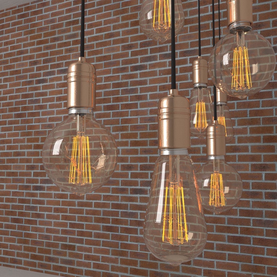 Edison Lamps Model - TurboSquid 1379514