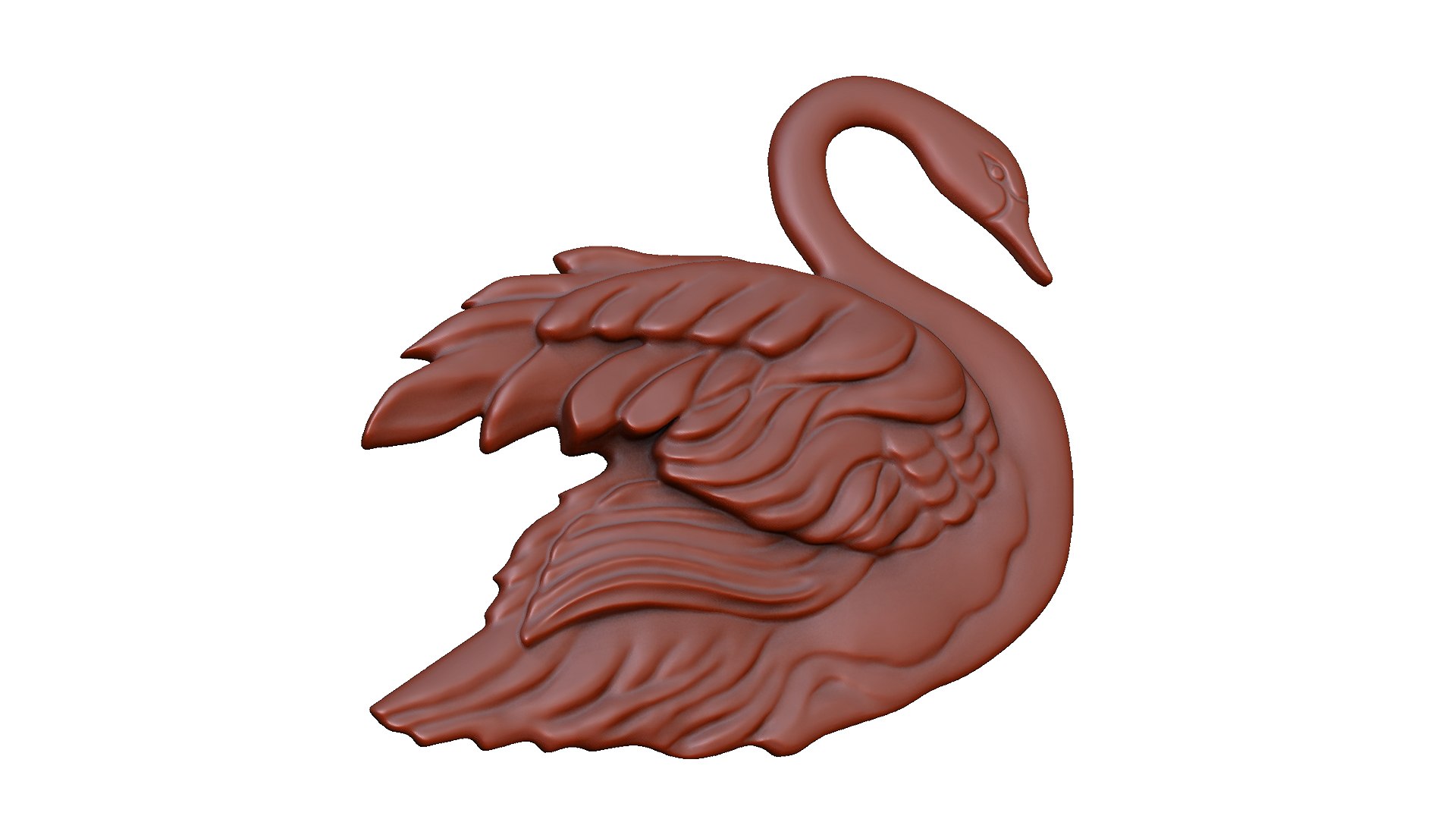 Swan Relief Cnc 3d Max