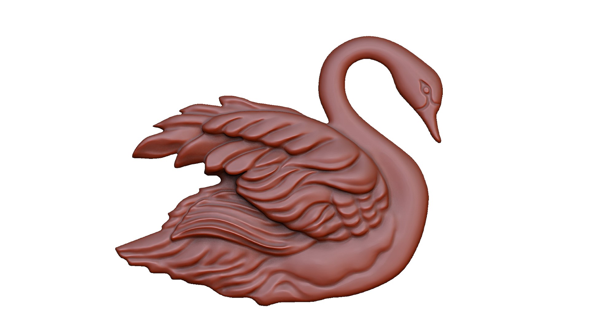 Swan Relief Cnc 3d Max