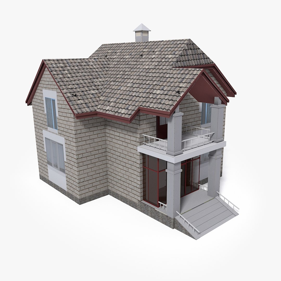 3D East Europe House Model - TurboSquid 1154370