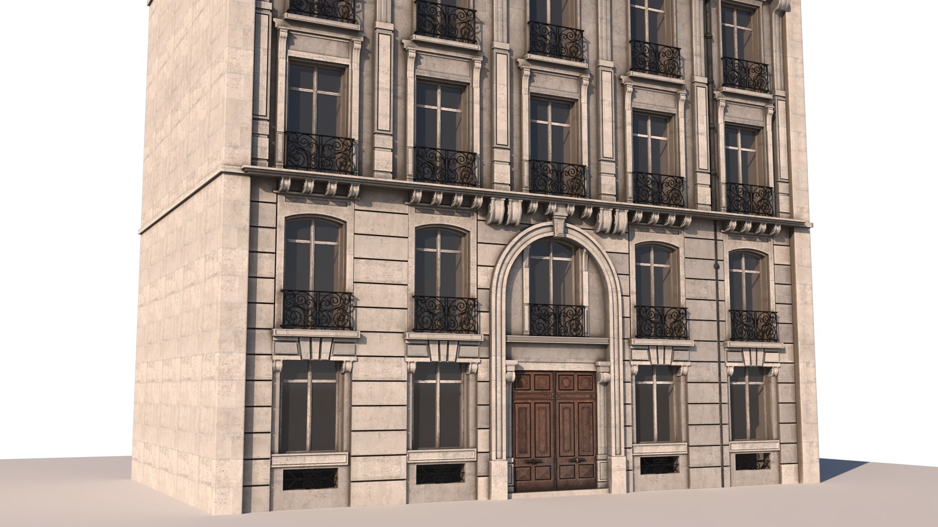 3D Paris Building Haussmann model - TurboSquid 2164768