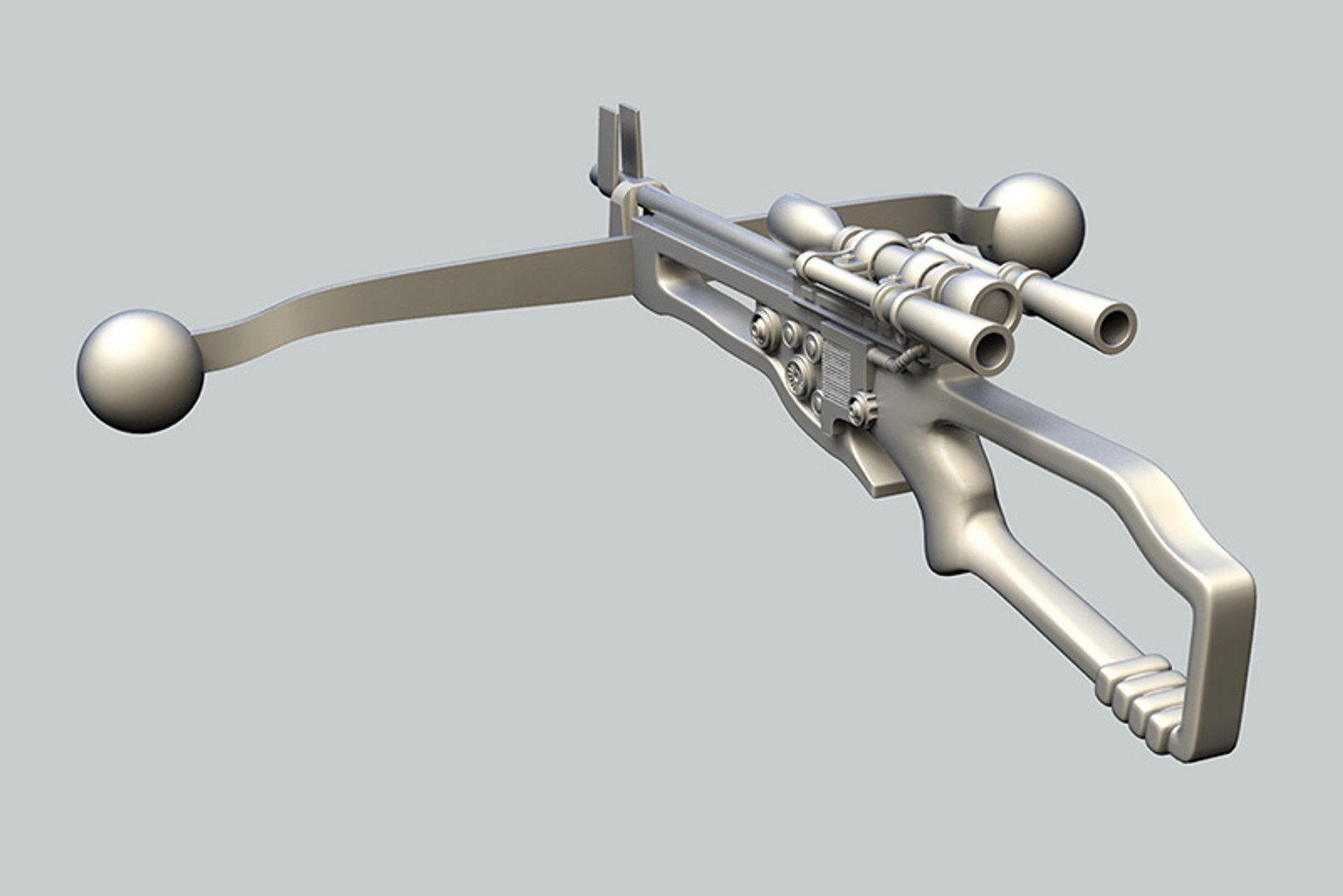 3d Wookie Bowcaster Model