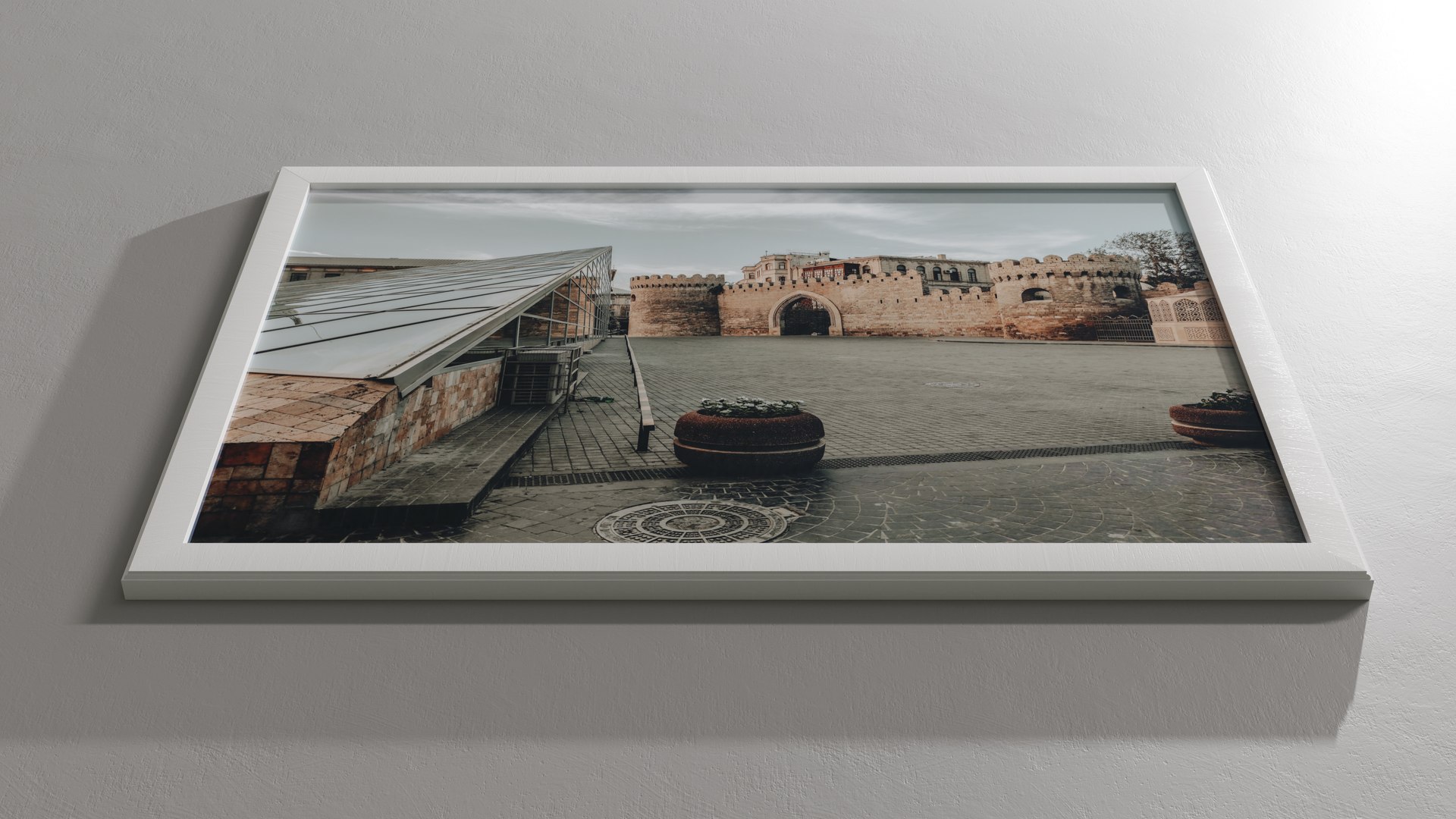 3D White Wood Frame - TurboSquid 1844441