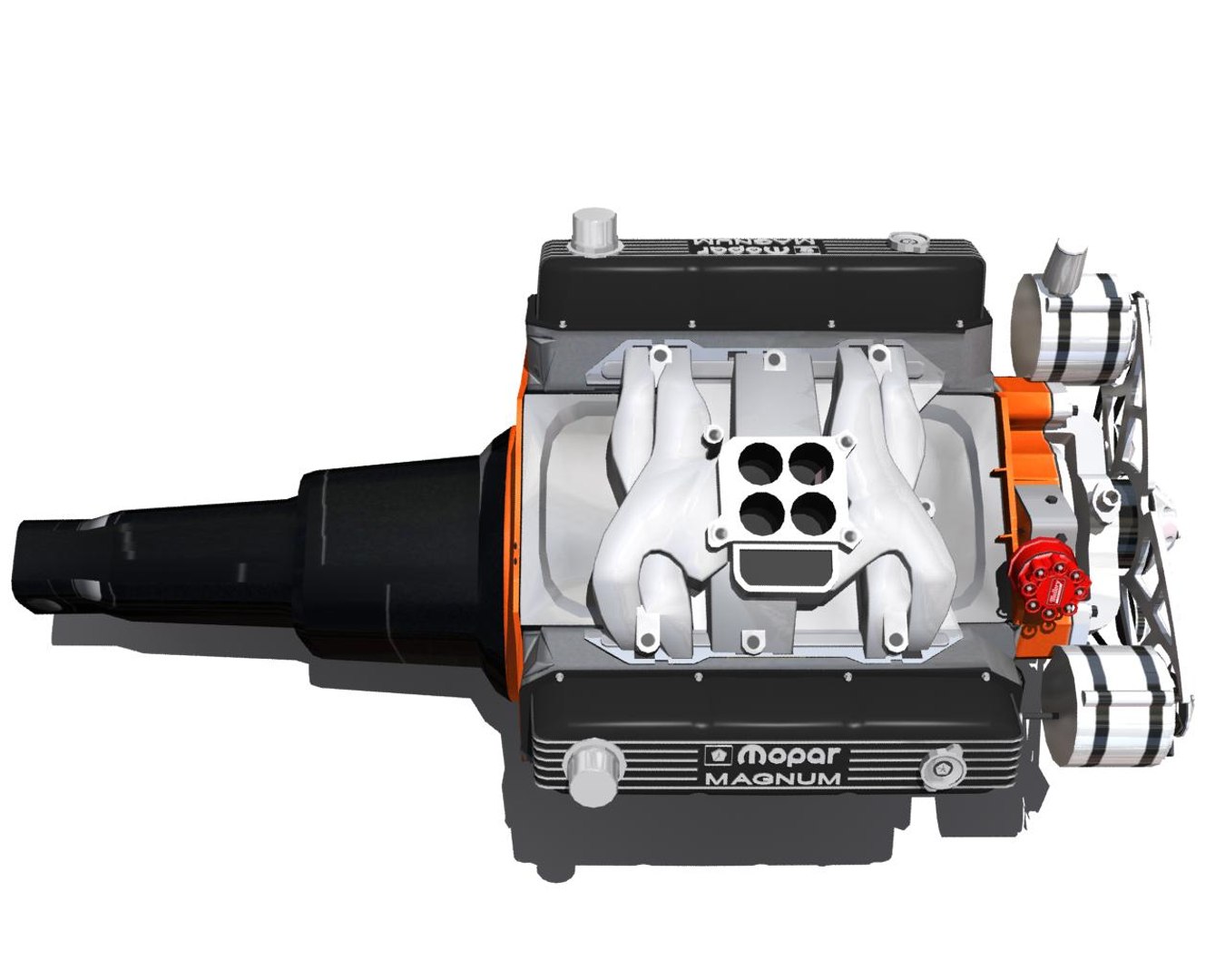 Performance V8 440 3d Model