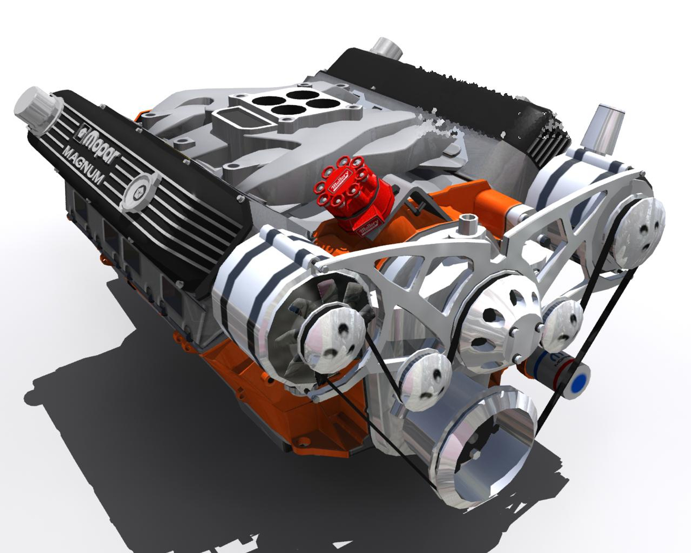 performance v8 440 3d model