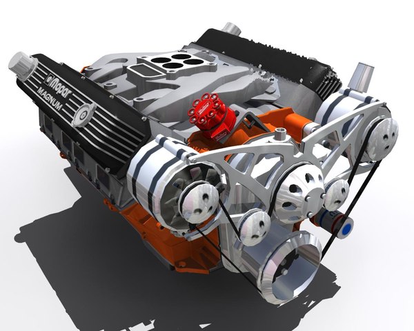 performance v8 440 3d model