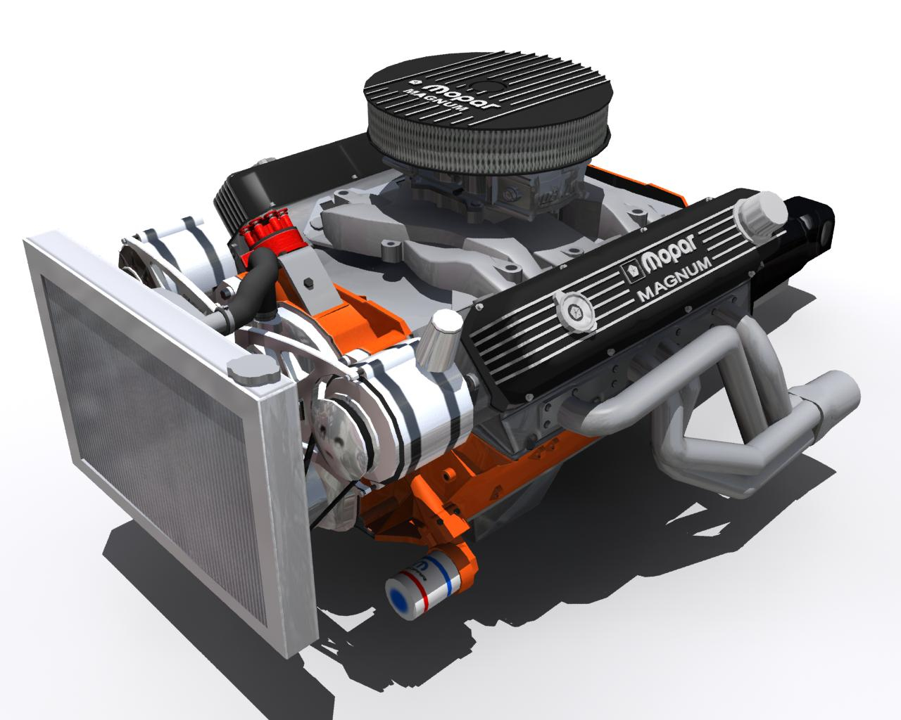 performance v8 440 3d model