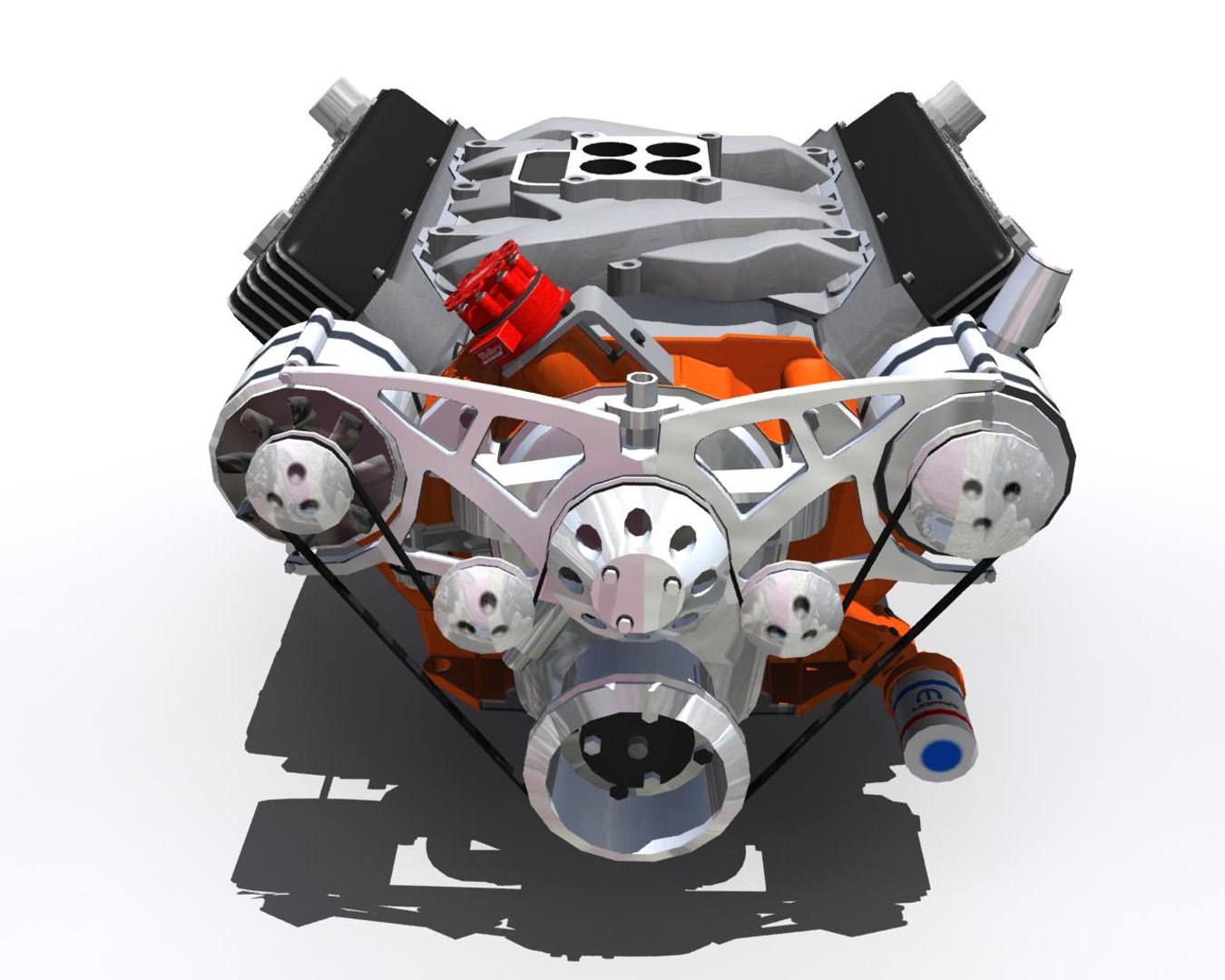 Performance V8 440 3d Model