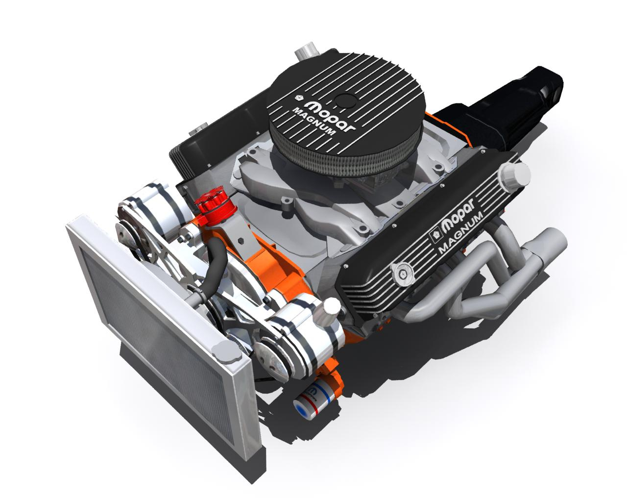 performance v8 440 3d model