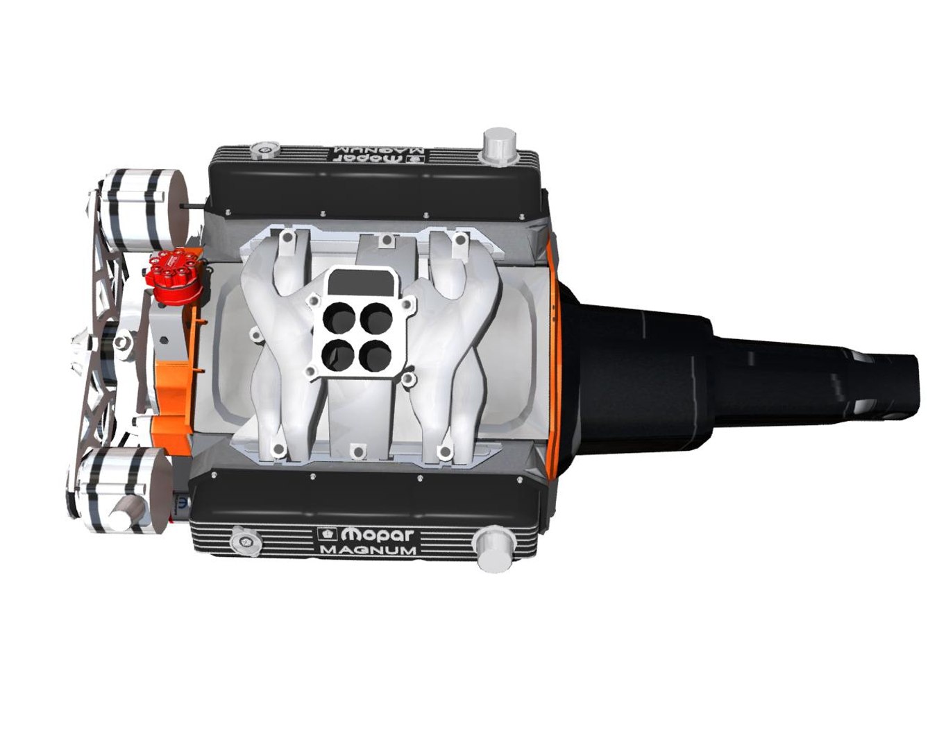 Performance V8 440 3d Model