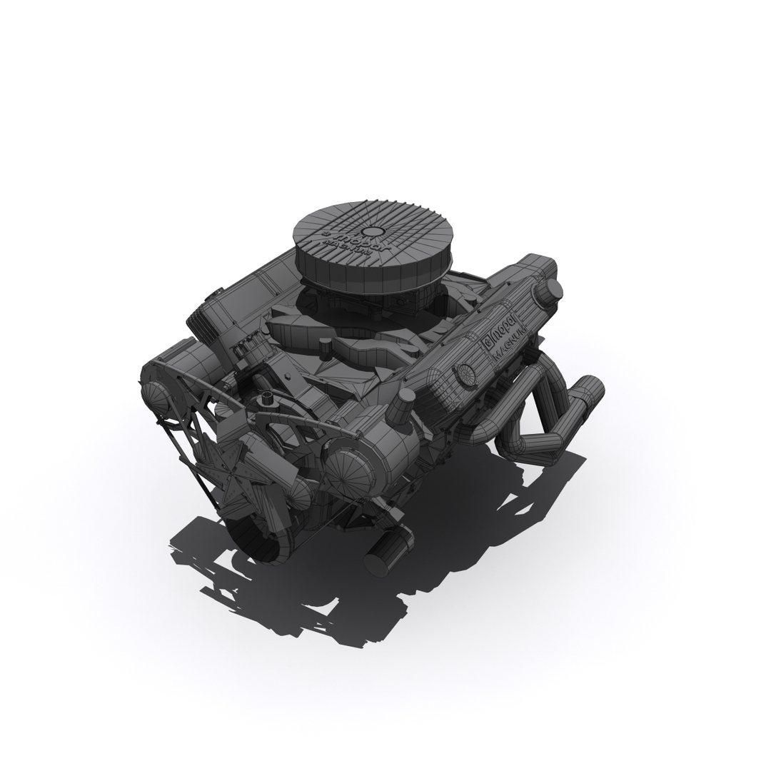 Performance V8 440 3d Model