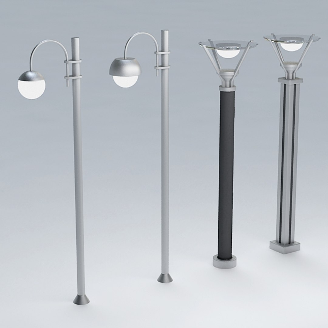 3ds max street lamp