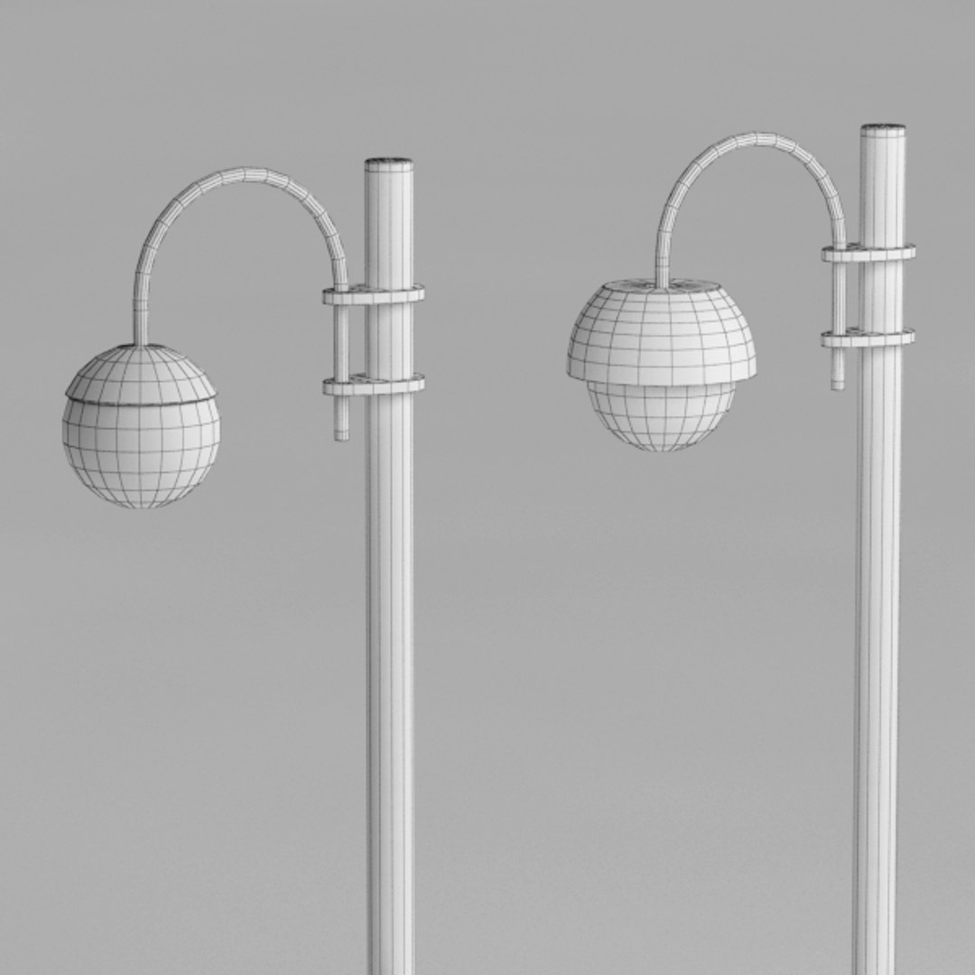 3ds max street lamp