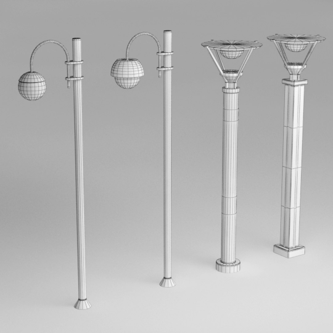 3ds max street lamp