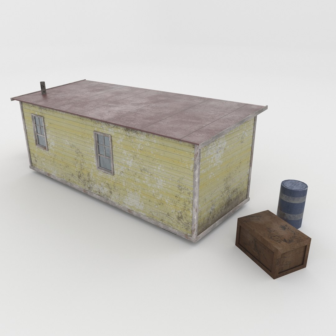 Portable Building 3D Model - TurboSquid 2189554