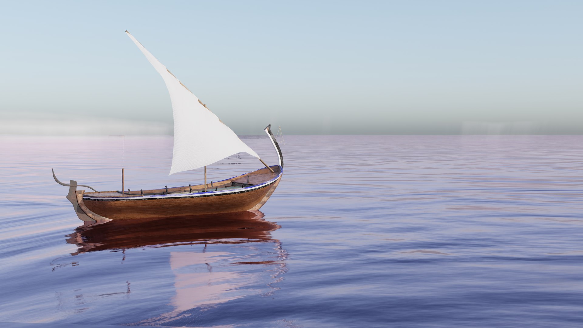 Traditional Dhoni Model - TurboSquid 2341283