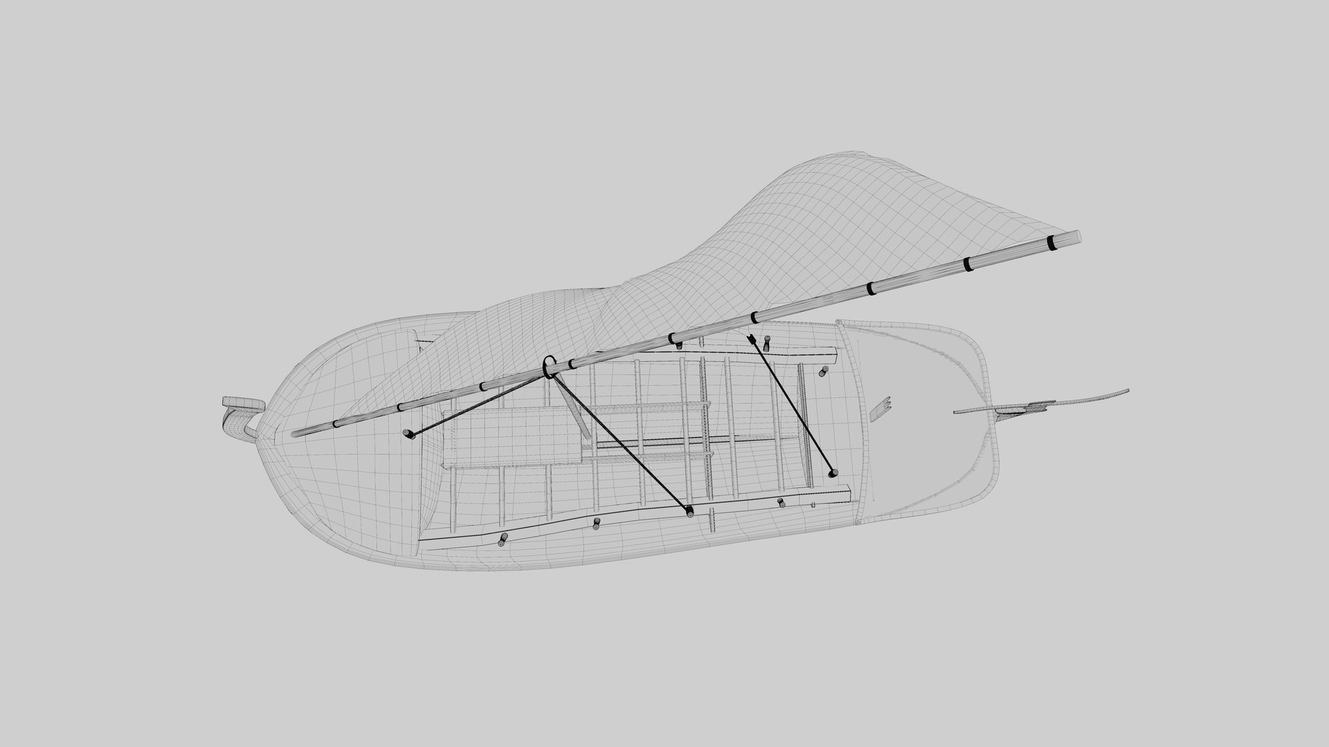 Traditional Dhoni Model - TurboSquid 2341283