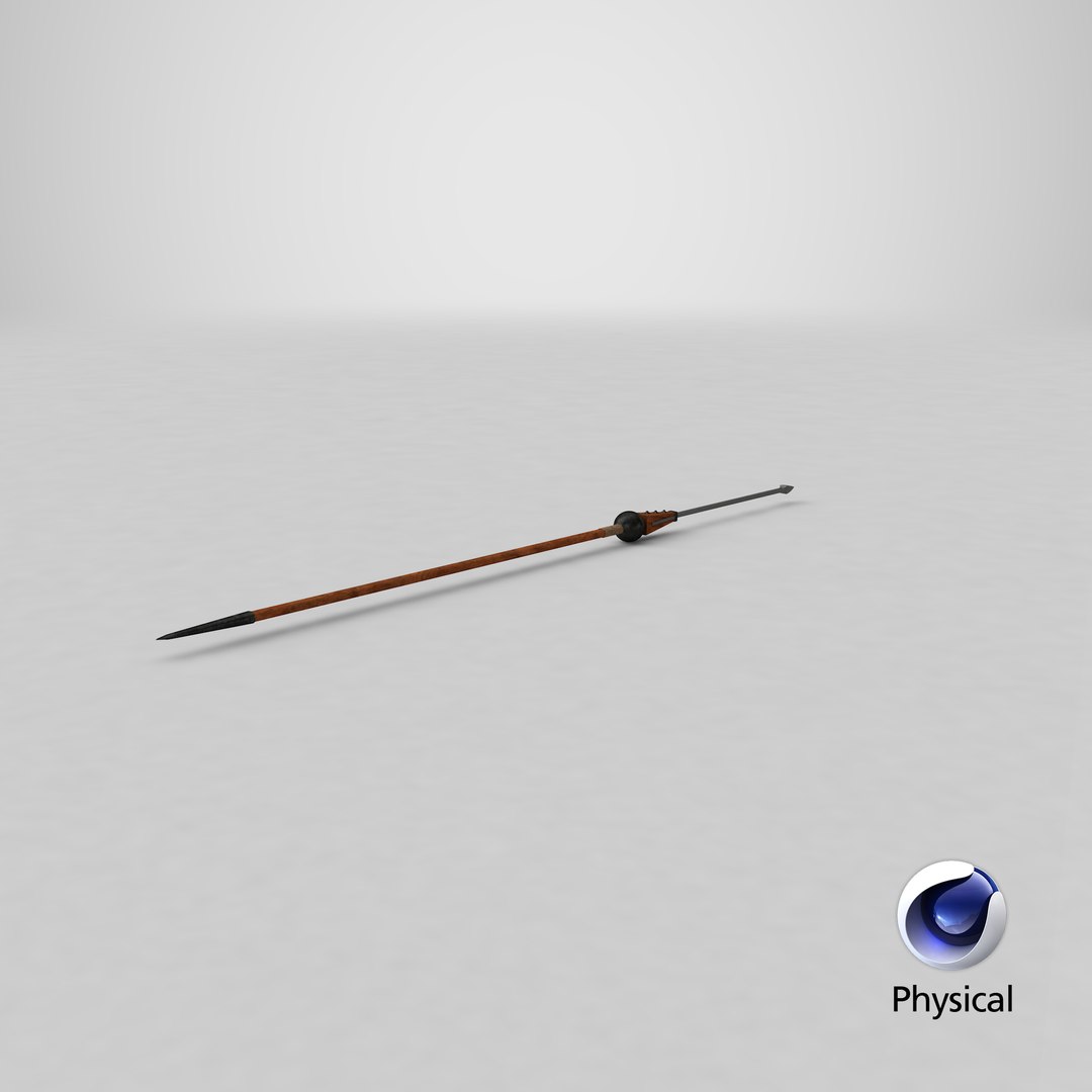 roman medieval pilum 3d max