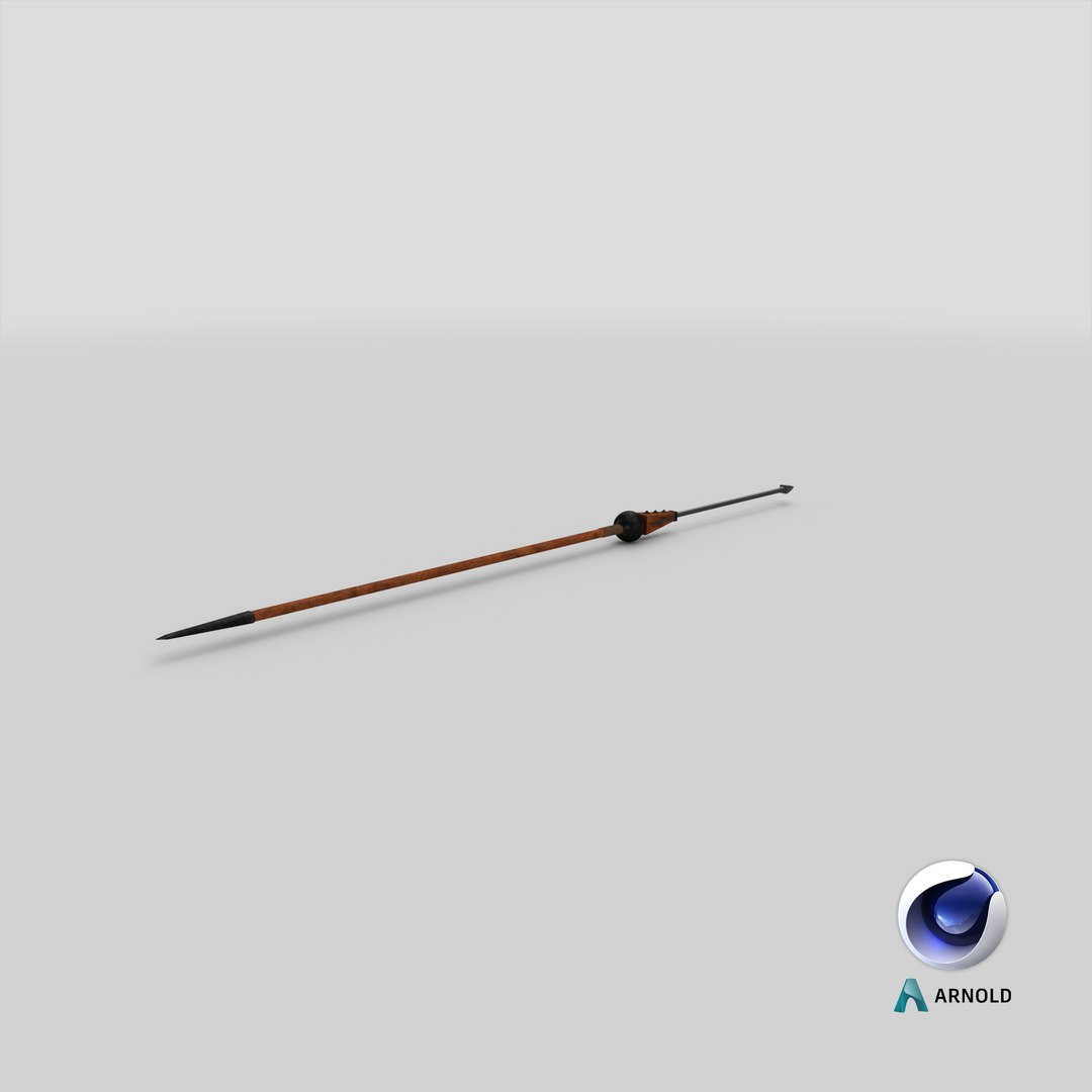 roman medieval pilum 3d max