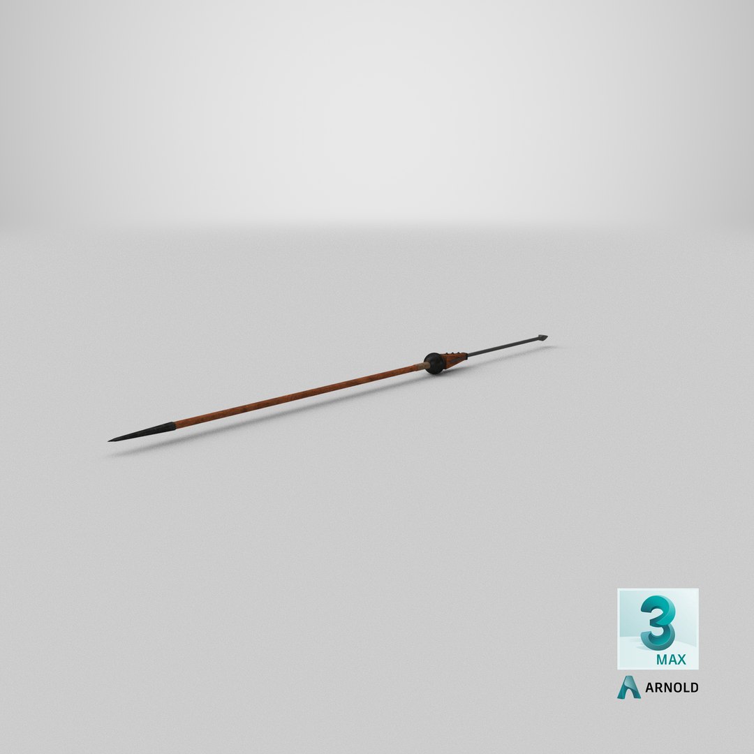 roman medieval pilum 3d max