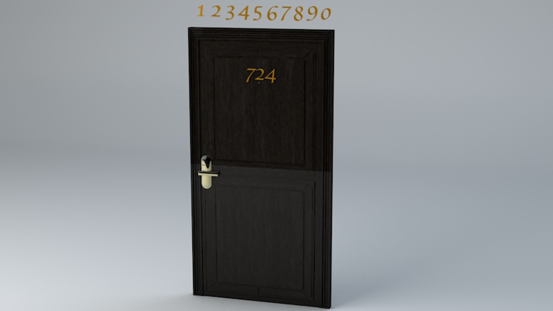 3ds Latch Door Numbers