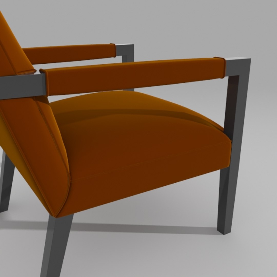 3d John Chair Armchair Model