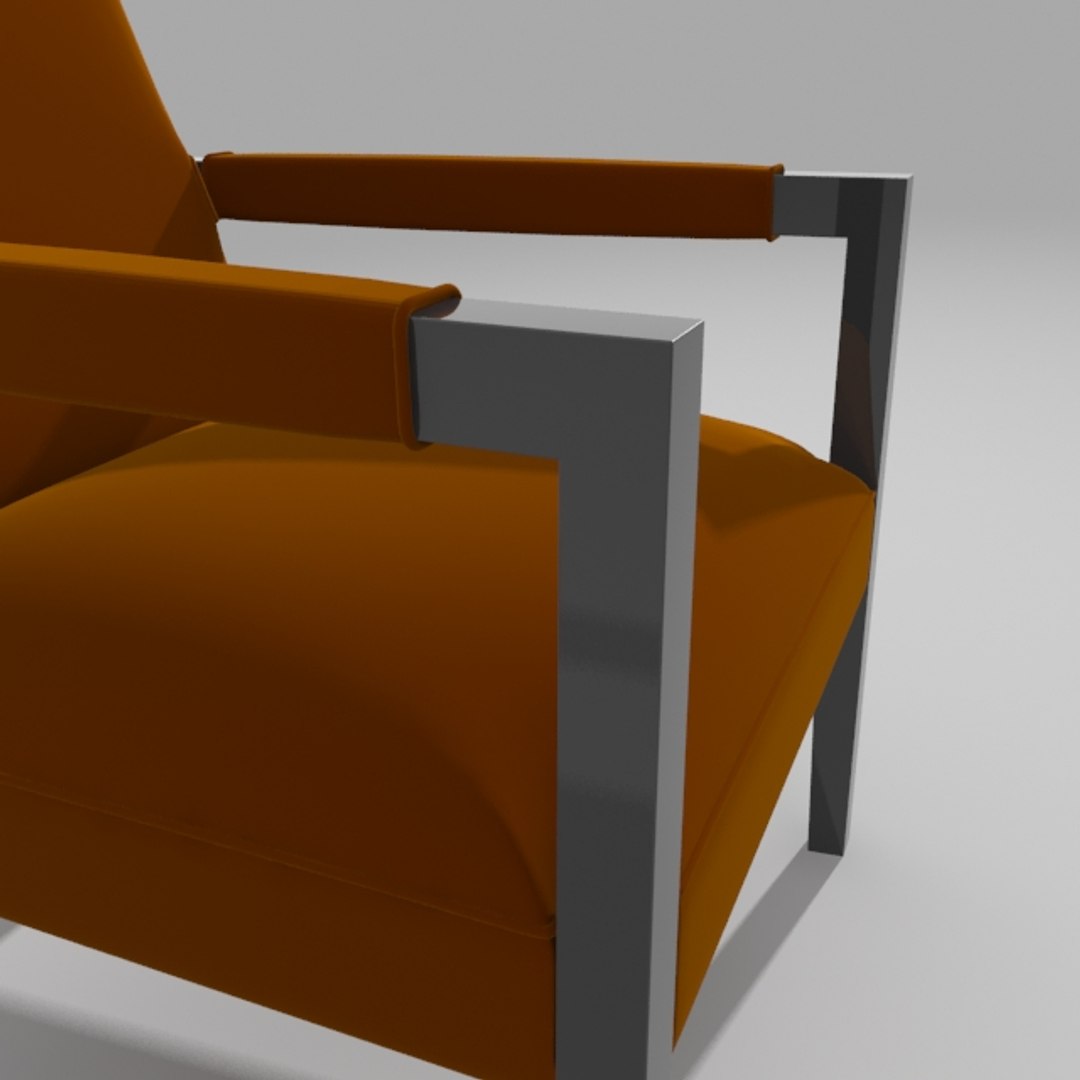 3d John Chair Armchair Model