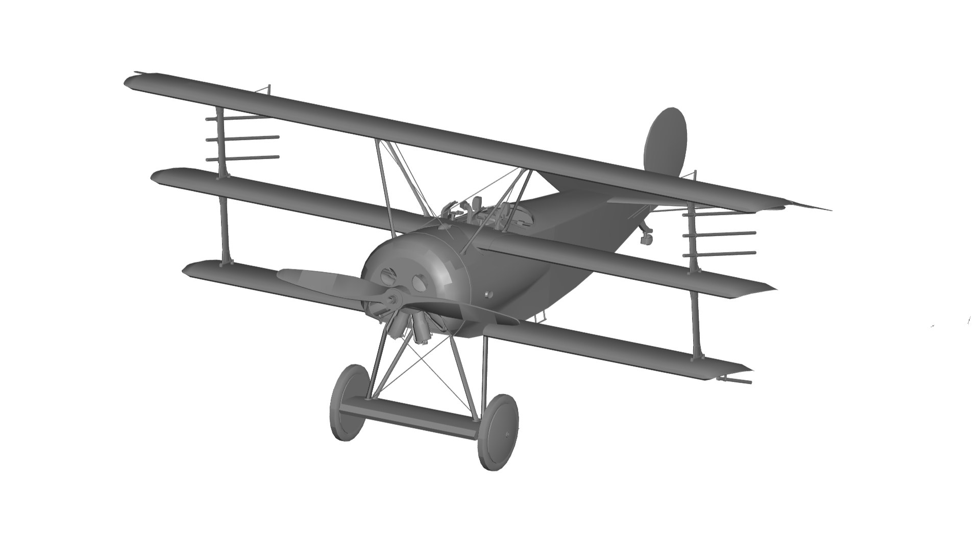 Fokker DR1 Model - TurboSquid 1987089