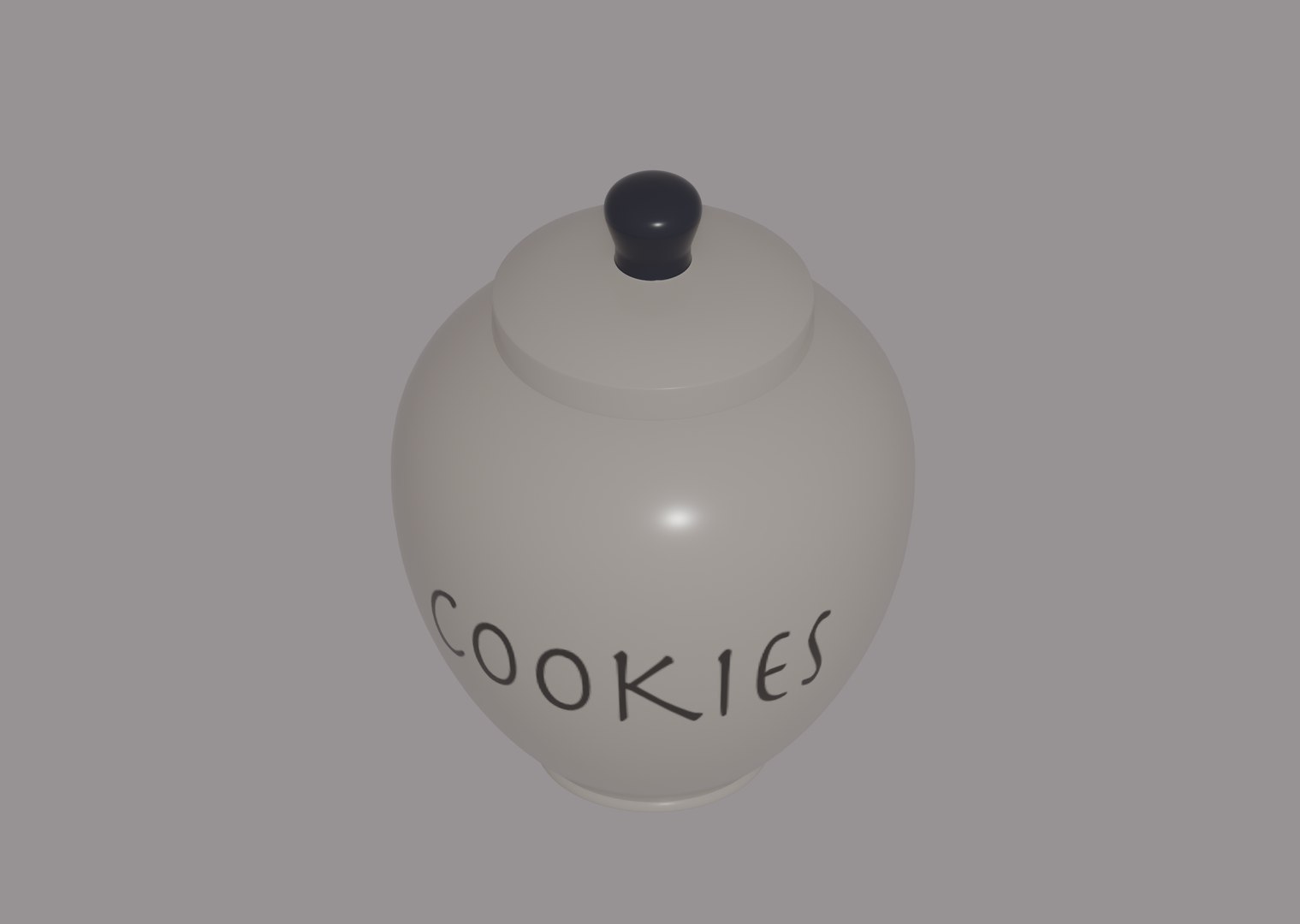 Cookie Jar 3D Model - TurboSquid 2197244