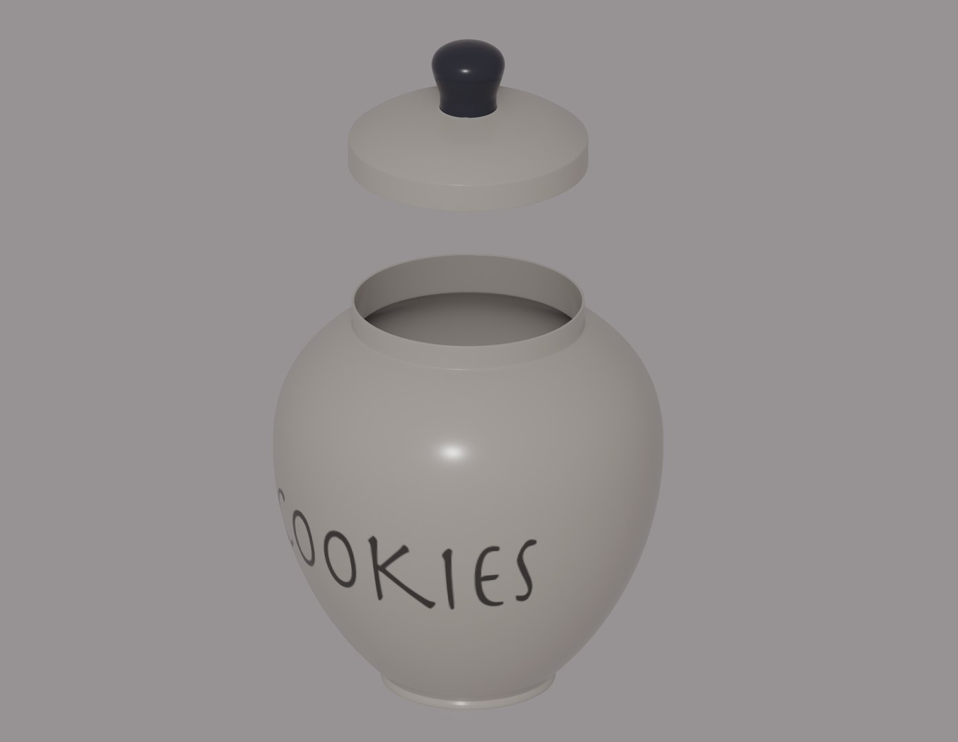 Cookie Jar 3D Model - TurboSquid 2197244