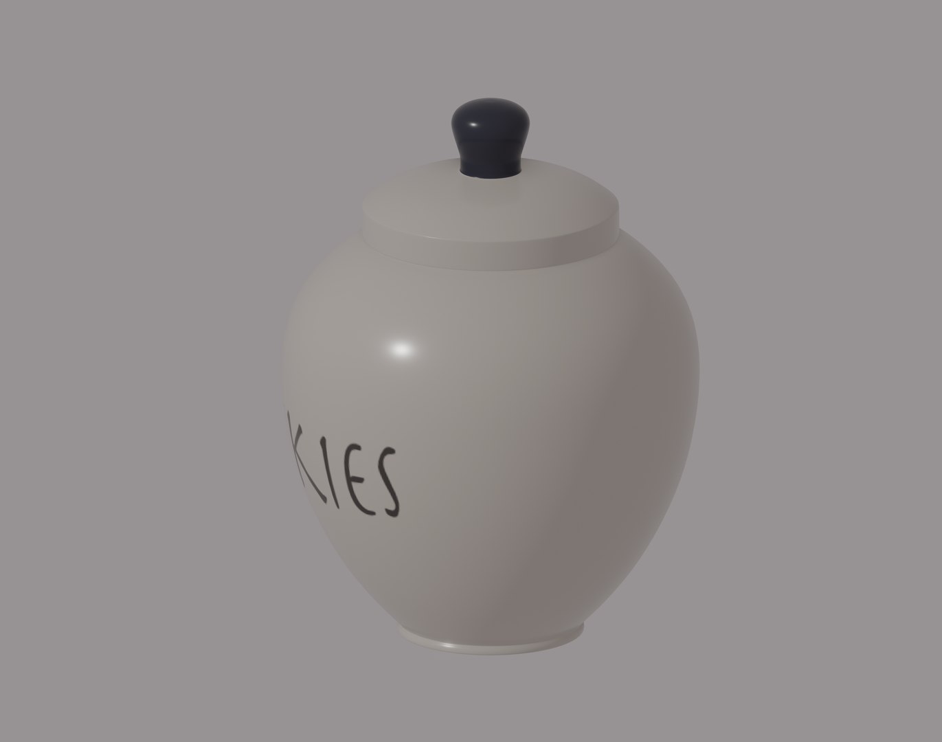 Cookie Jar 3D Model - TurboSquid 2197244
