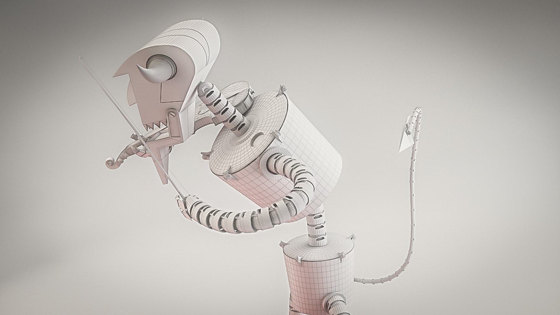 3d Robot Devil Futurama Model