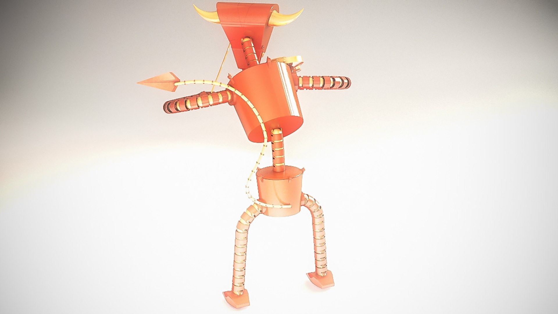 3d Robot Devil Futurama Model