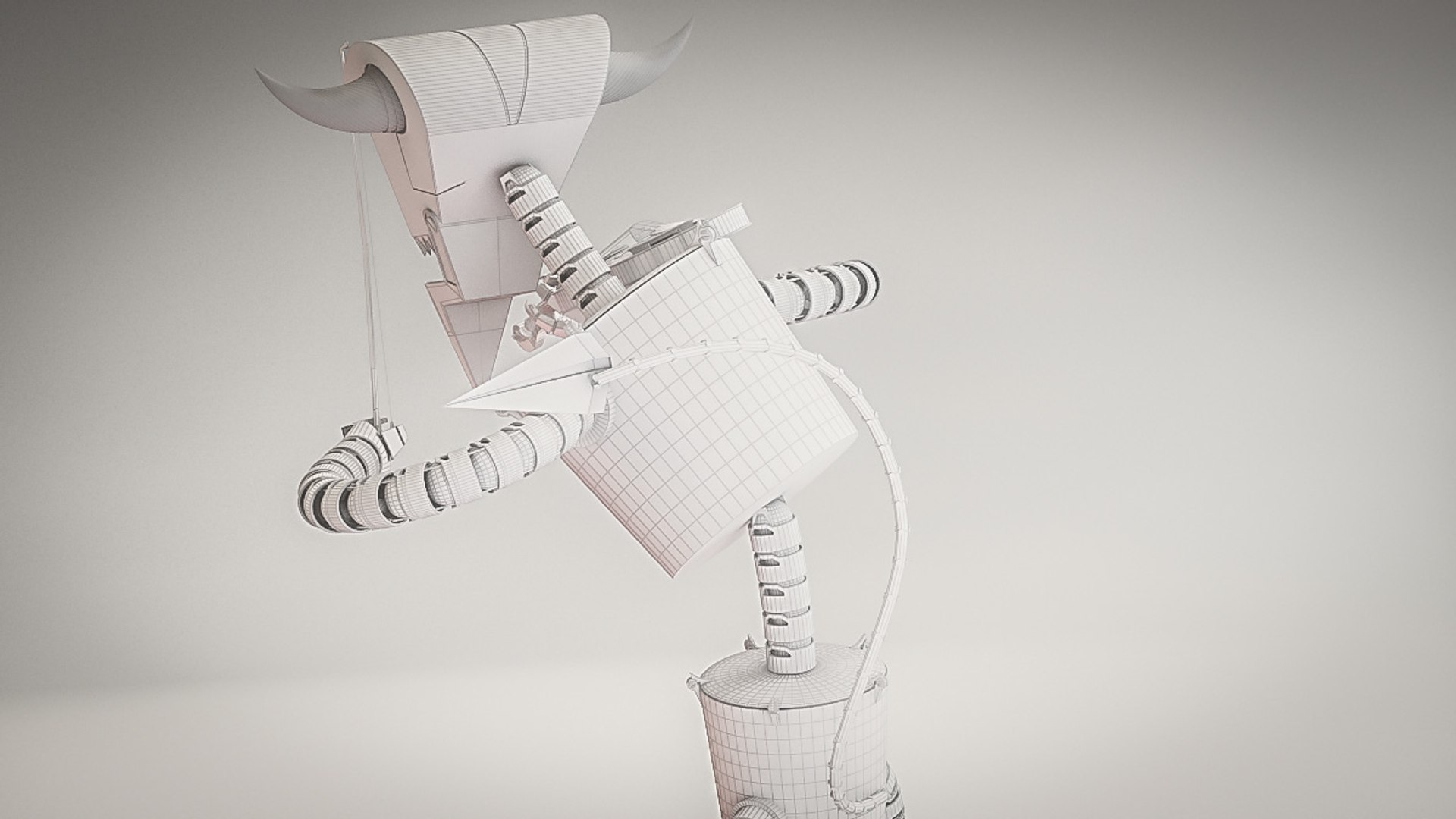 3d Robot Devil Futurama Model